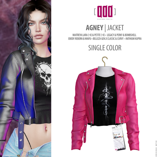 Second Life Marketplace - [ADD] Agney Jacket - Pink